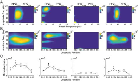 Spatial Dynamics Of Hippocampal Prefrontal Cross Frequency Coupling