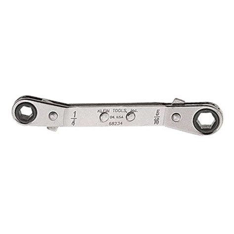 Klein Tools 1 4 In X 5 16 In Fully Reversible Ratcheting Offset Box
