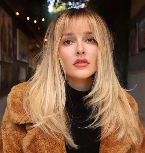 50 Low Maintenance Wispy Bangs Looks To Try Right Now
