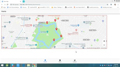 Ionic Map Working In Browser But Not In Device Not Closed Issue Ionic Team Ionic