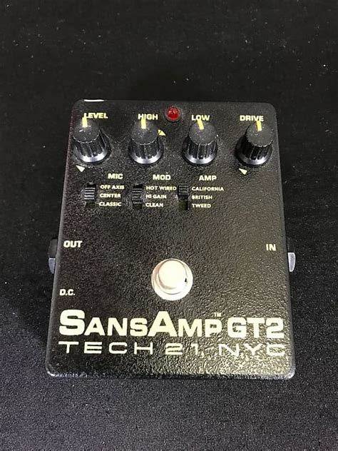 Tech 21 Gt2 Amplifier Modeling Pedal Miami Lakes Fl Reverb