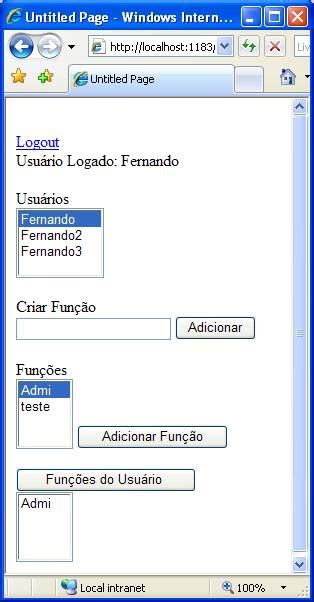 Curso ASP NET Em VB NET E C MemberShip E Roles