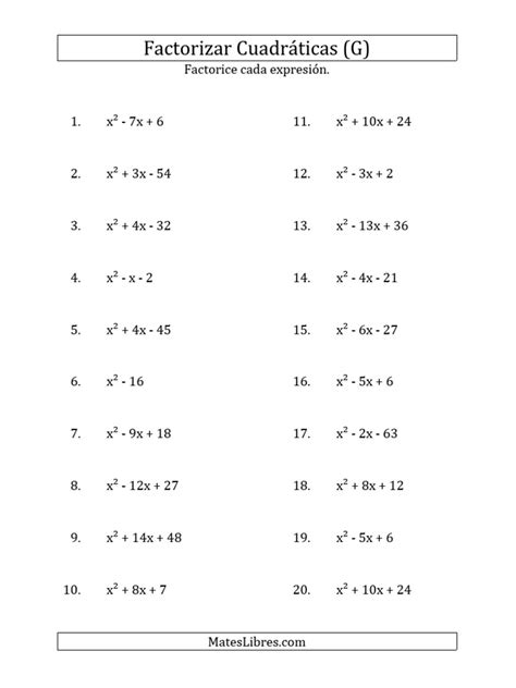 Ejercicio 2 Factorizar Pdf