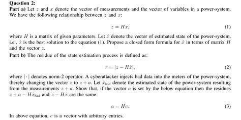 Solved Question NPart A Let Z And X Denote The Vector Chegg