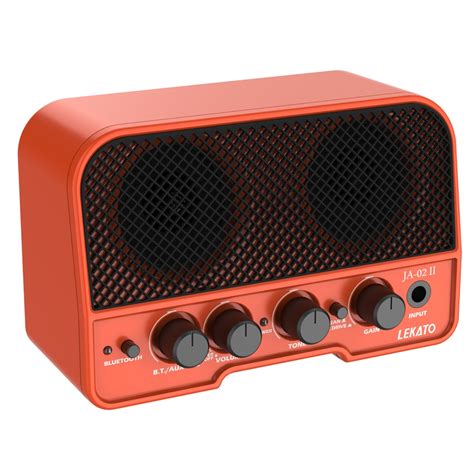 Lekato Electric Guitar Amplifier 5w Rechargeable Mini Amp Bluetooth
