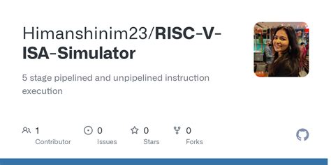 GitHub Himanshinim RISC V ISA Simulator Stage Pipelined And Unpipelined Instruction Execution