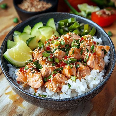 Spicy Canned Salmon Rice Bowl A Quick And Healthy Lunch Option