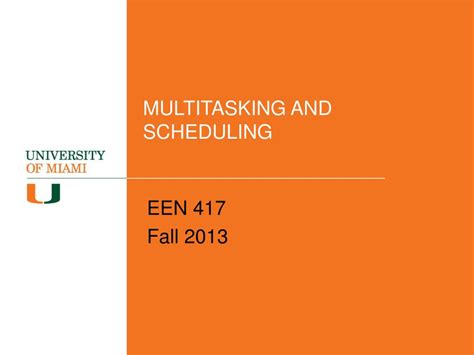 Ppt Multitasking And Scheduling Powerpoint Presentation Free Download Id2388124