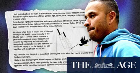 Pictures Usman Khawaja Charged By The Icc For Black Armband Protest