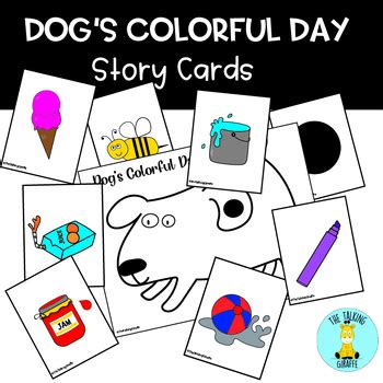 Dogs Colorful Day Bundle Activities Story Cards Number Card Bonus