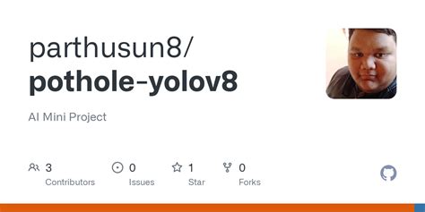 Pothole Yolov8 Data Yaml At Main · Parthusun8 Pothole Yolov8 · Github