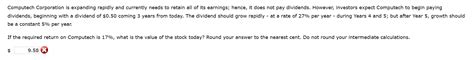 Solved Be A Constant 5 ﻿per Year
