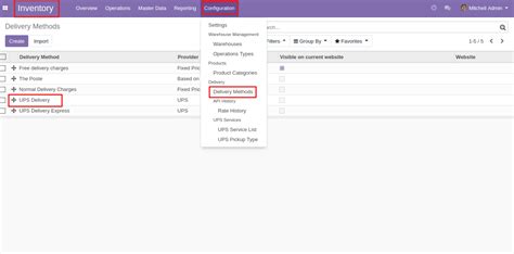 Odoo Ups Shipping Integration Deliver Odoo Orders With Ups Shipping