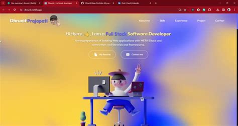 dhrunit prajapati on linkedin webdesign ui reactjs figma