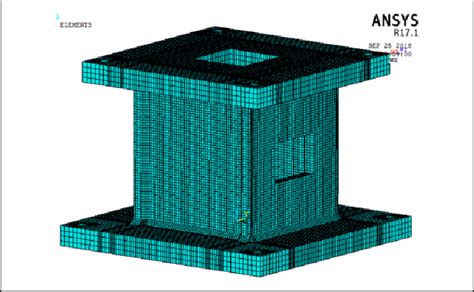 Three Dimensional Finite Element Of The Mesh Download Scientific Diagram
