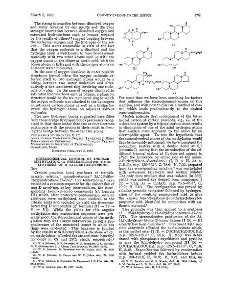 Pdf Stereochemical Control Of Angular Methylation A Stereoselective Total Synthesis Of A 9 11