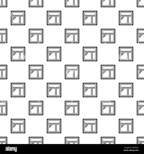 Square Window Frame Pattern Vector Seamless Stock Vector Image And Art