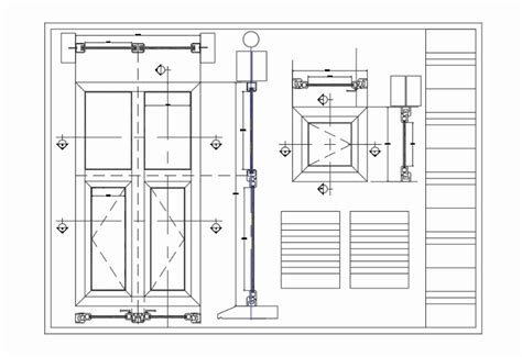 Upvc Sliding Window Detail Dwg Autocad Drawing Download Windows Cad