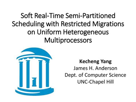 soft real time semi partitioned scheduling with