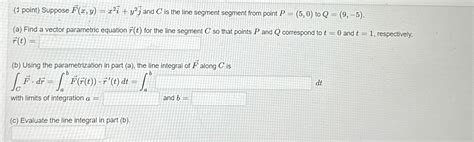 Solved 1 Point Suppose Vec F X Y X2vec I Y2vec J Chegg Com