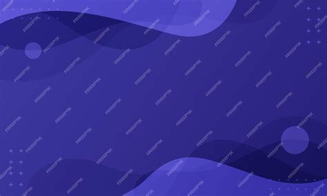 물결 모양으로 추상 파란색 배경 프리미엄 벡터