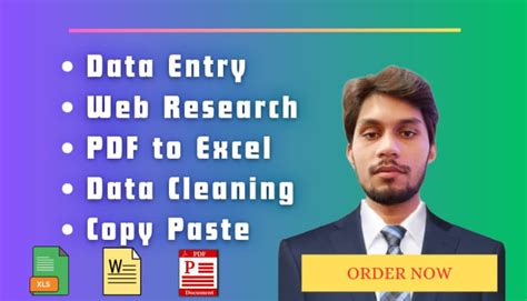 Do Data Cleaning Web Research Data Entry Copy Paste By Rizwan Fiverr
