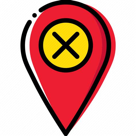 Delete Location Map Navigation Pin Icon Download On Iconfinder