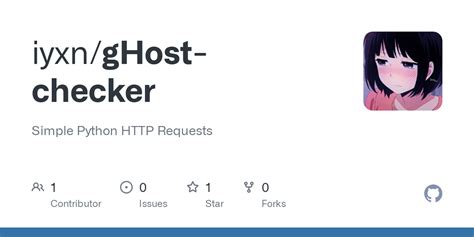 GitHub Hardianalkori GHost Checker Simple Python Requests