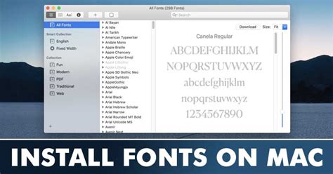 How To Install Fonts On MacOS Simple Method