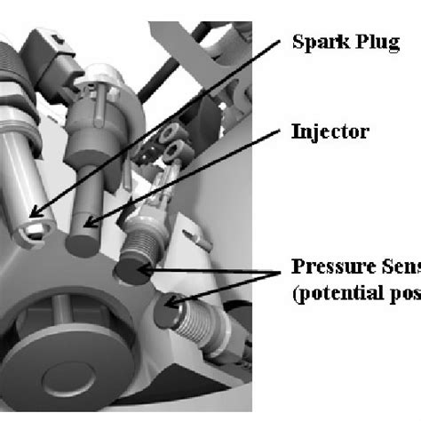 Arrangement Spark Plug Injector Download Scientific Diagram