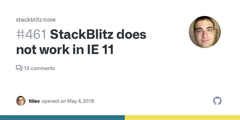 stackblitz does not work in ie 11 · issue 461 · stackblitz core · github