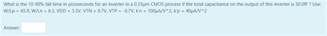 solved calculate the capacitance in femtofarads on the
