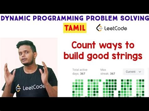 Count Ways To Build Good Strings Leetcode Dynamic Programming Programming In Tamil C