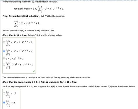 solved prove the following statement by mathematical