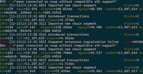 Geth Error Message Snapshot Extension Registration Failed Rethstaker