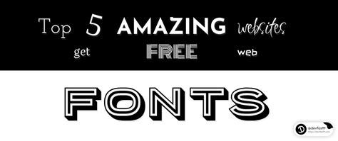 Top 5 Amazing Websites To Get Free Web Fonts 🤩🧵 Dev Community