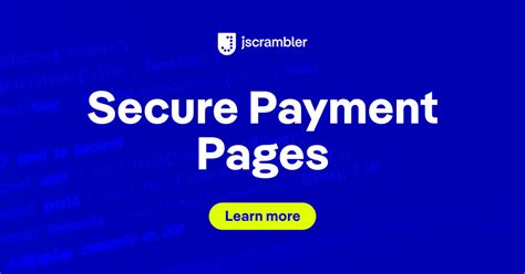 Secure Payment Pages Jscrambler