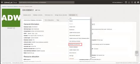 manage master encryption keys in oracle key vault