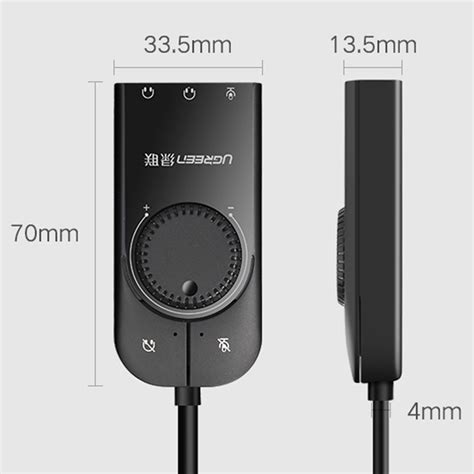 ugreen cm109 usb to 3 ports 3 5mm computer external audio card with