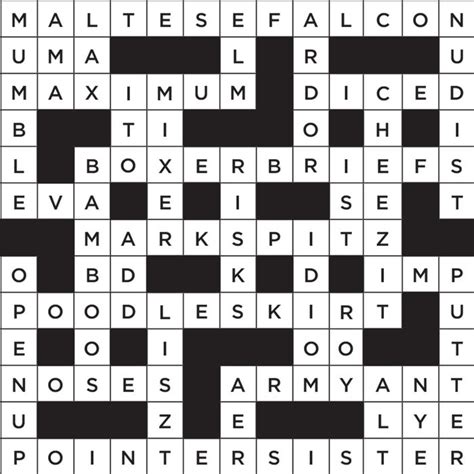 Printable Crossword Puzzles With Answers Readers Digest