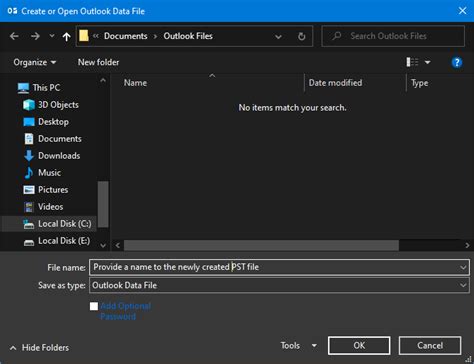Create A New PST File In Outlook The Right Way