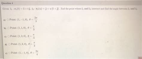 Solved Question Find A Set Of Scalar Parametric Equations Chegg
