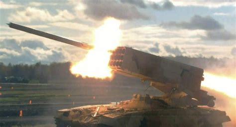 After Major Successes In Ukraine First TOS 1 Thermobaric Rocket Systems