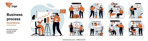 Saas Concept People Scenes Mega Set Stock Vector Royalty Free 2480109803 Shutterstock