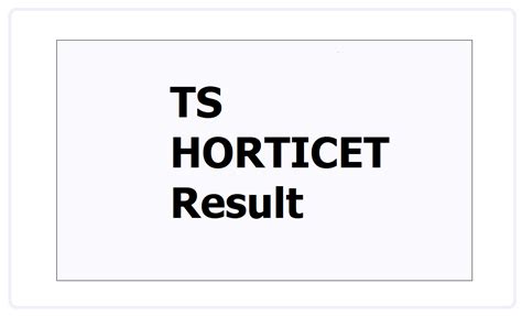 Ts Horticet Result 2024