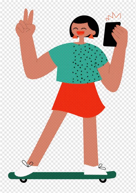 스케이트 보드 재미 의류 만화 이모티콘 미소 행복 흠 텍스트 Png Pngwing