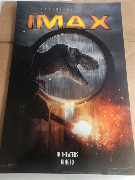 Jurassic World Dominion Imax 13x19 Promo Movie Poster Ebay