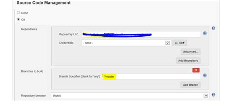 Git Branch Jenkins Fetch All Branches The Build Field Doesnt Work