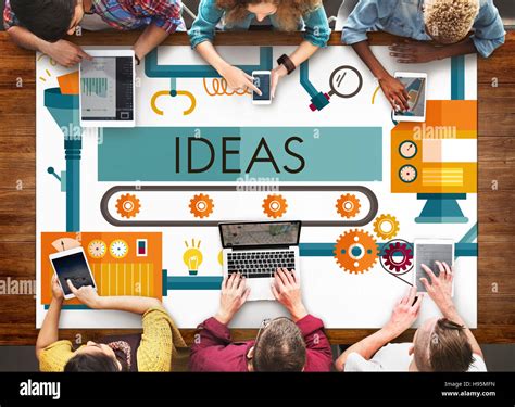 Innovation Ideas Imagine Processing System Concept Stock Photo Alamy