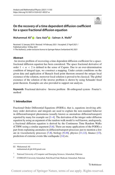 On The Recovery Of A Time Dependent Diffusion Coefficient For A Space Fractional Diffusion